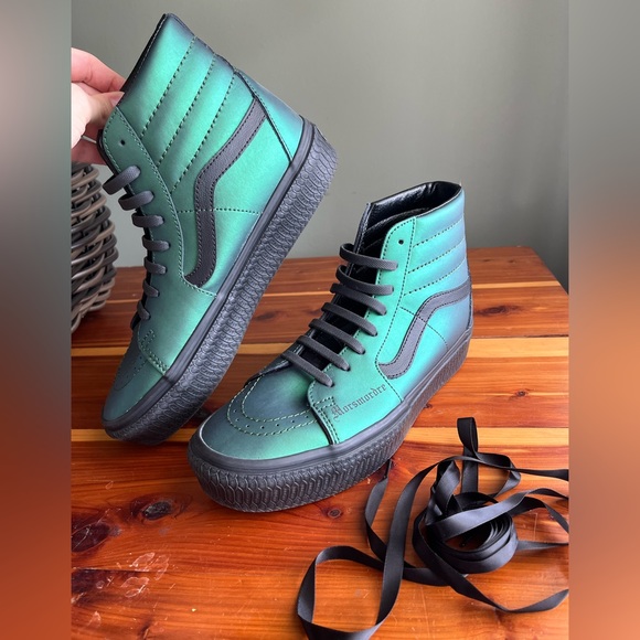 Vans | Shoes | Vans Rare Limited Edition Slytherin Harry Potter High ...